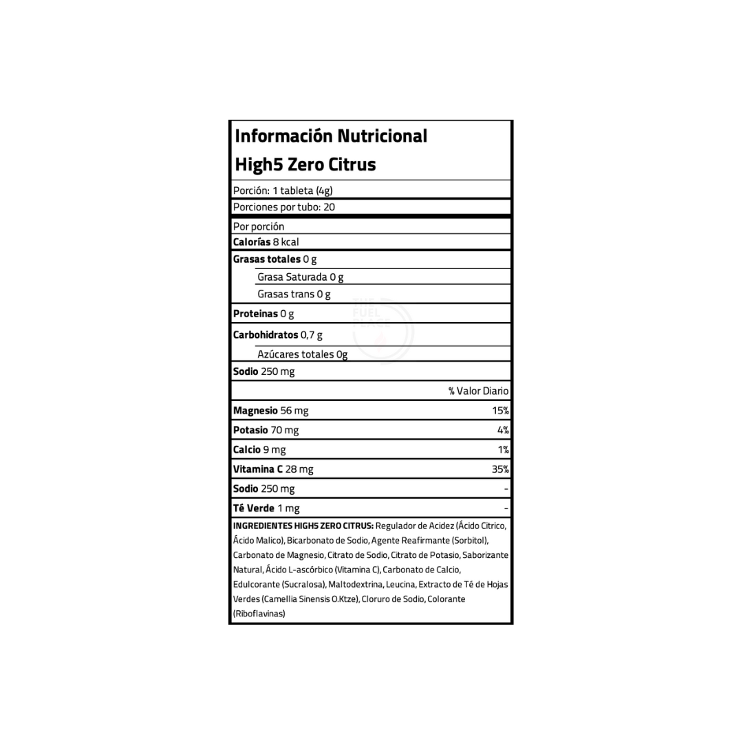 High5 Zero Citrus – The Fuel Place