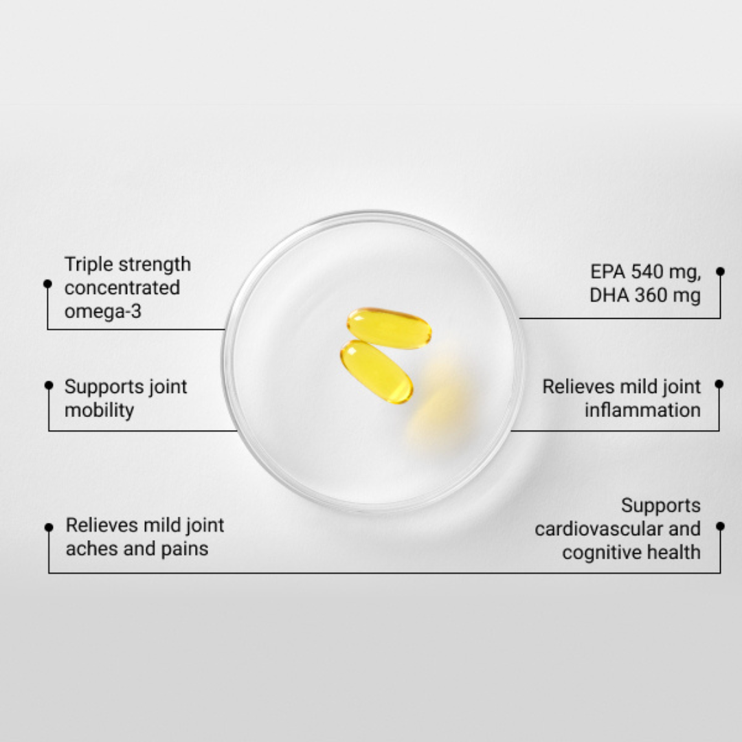 Pillar - Ultra Omega 3 - Joint Freedom: EPA 1620mg + DHA 1080mg – The ...