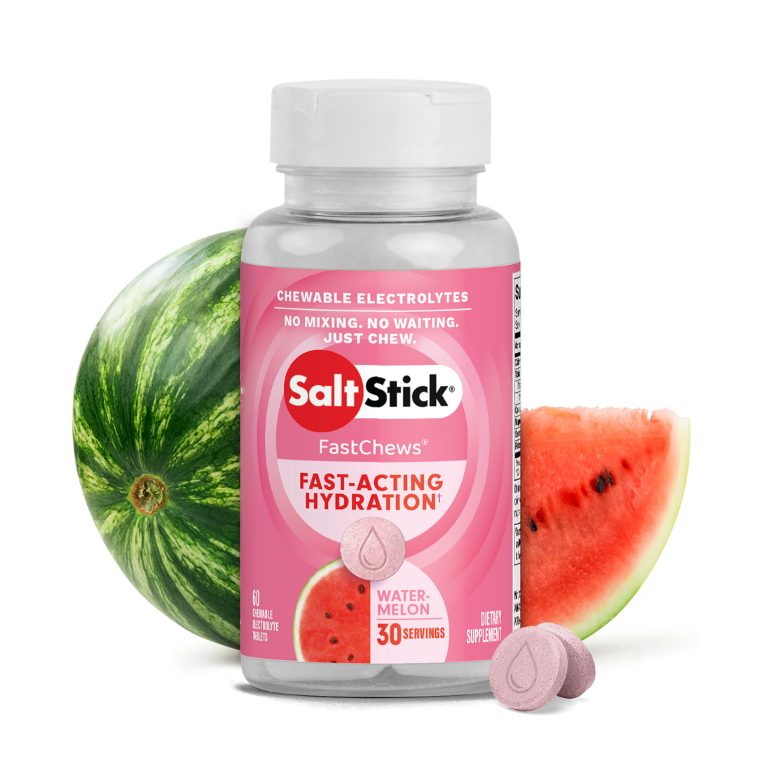 SaltStick FastChews Watermelon - 60 caps – The Fuel Place